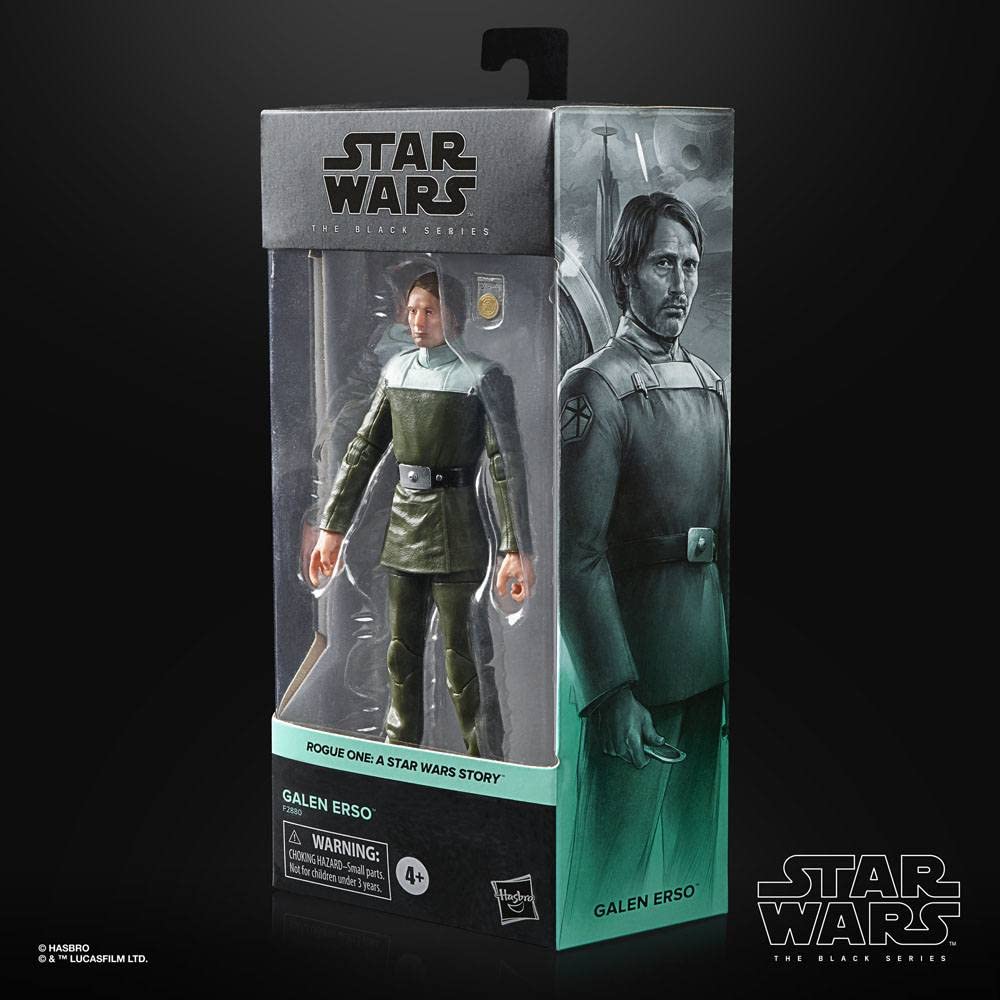 Hasbro, Black Series Rogue One Galen ERSO de Star Wars Figure, Multi-Colour