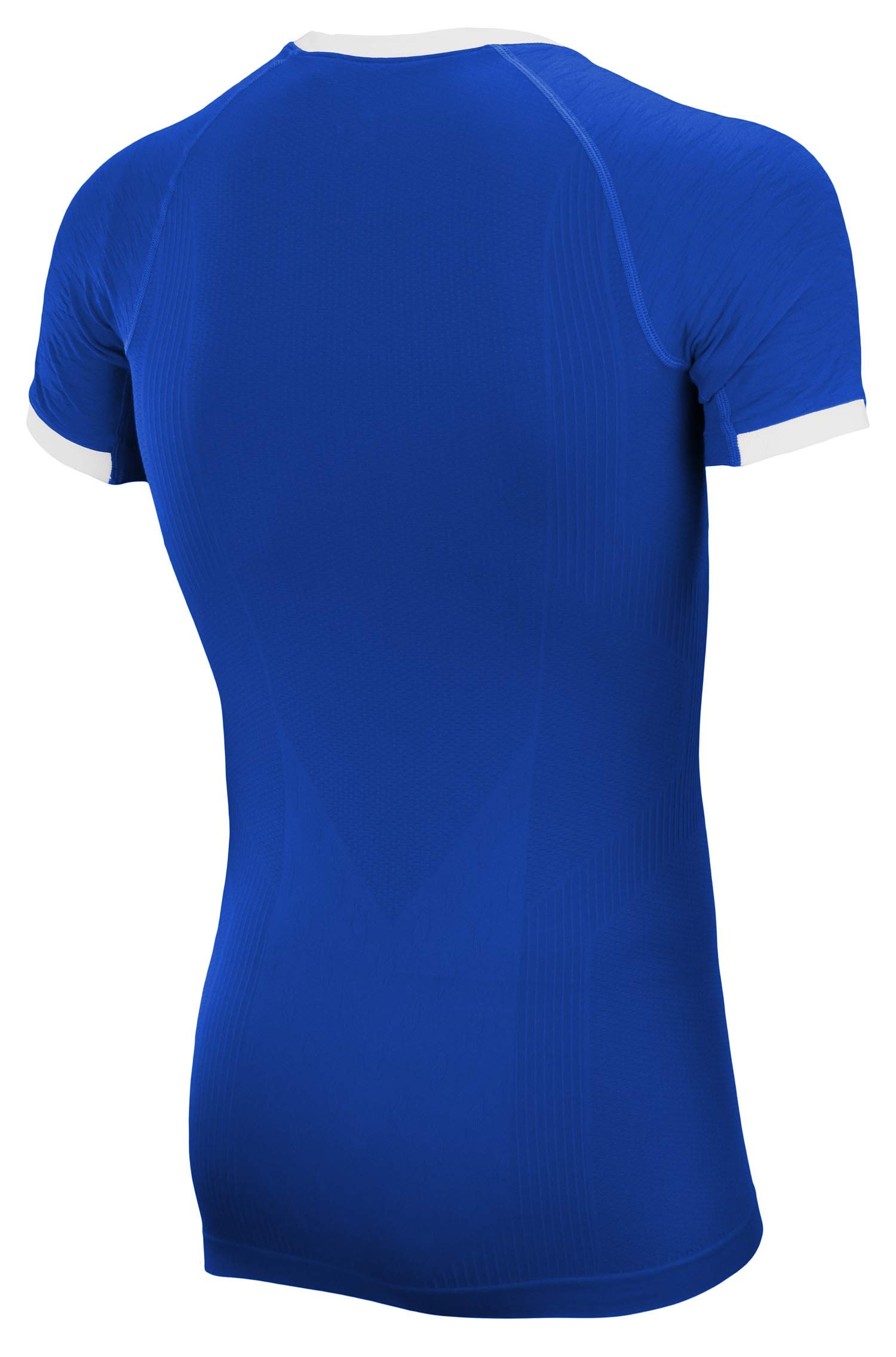 adidas Climacool Primeknit Techfit Mens Performance Compression Jersey Royal-White XX-Large