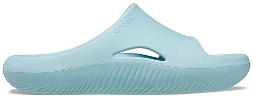 Crocs Unisex Mellow Slides Sandal, Pure Water, 4 US Men