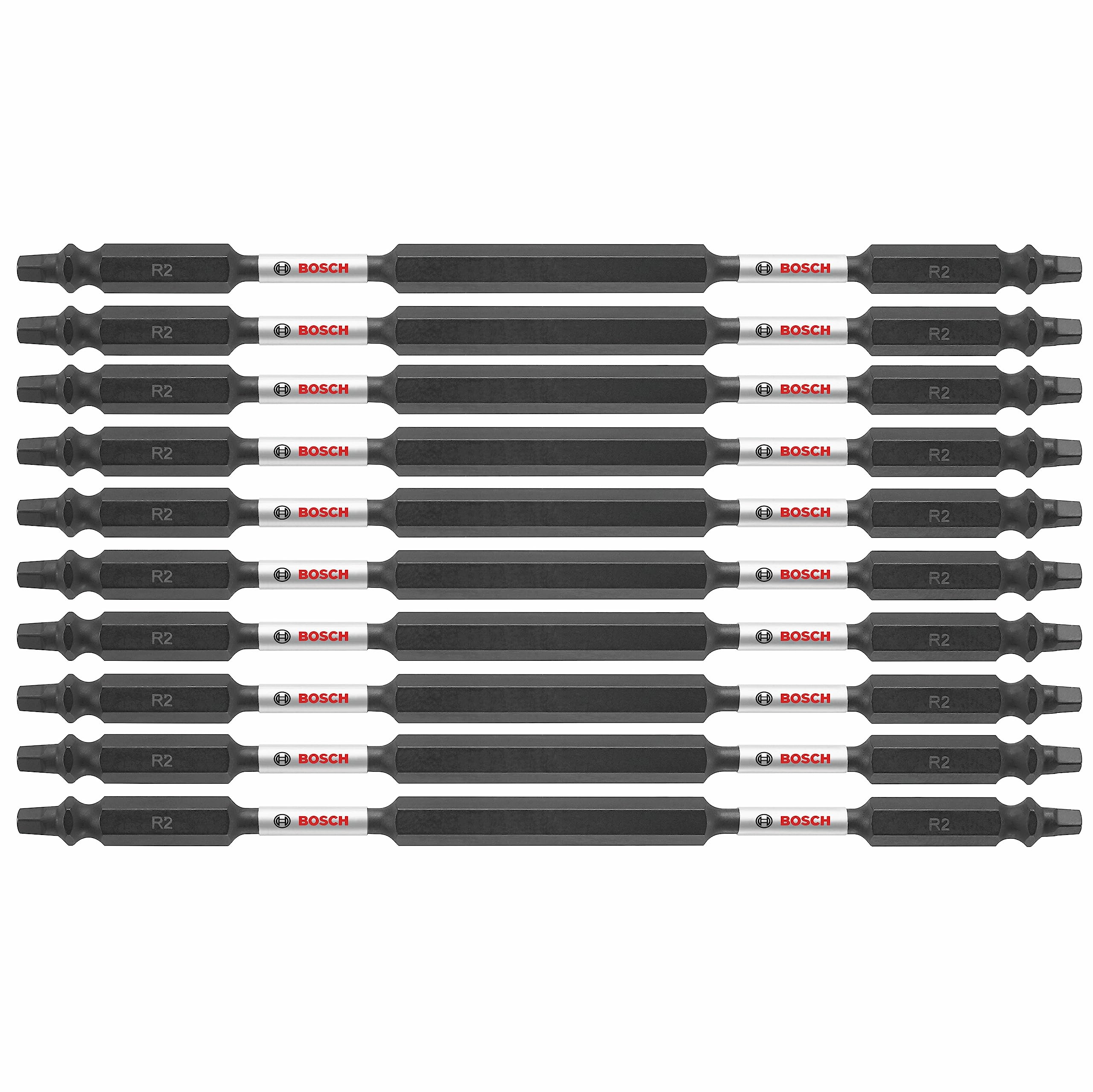 BOSCH ITDET256B 10-Pack 6 In. Torx #25 Impact Tough Double-Ended Screwdriving Bits
