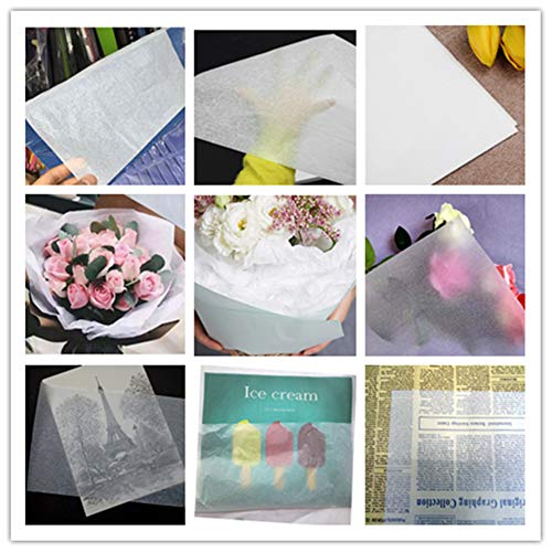 White Tissue Paper 30" X 20" - Large 100 Sheets,Premium White Tissue Ream,Tissue Paper Bulk,Solid Tissue Paper Pack for Birthday Party DIY Gift Wrapping,Crafts Art Decorations,Holiday Festival Baskets