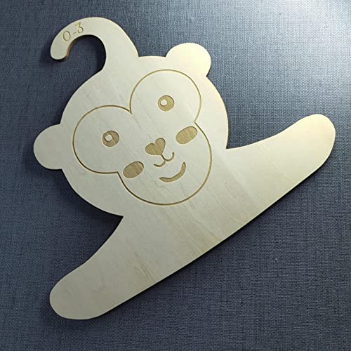Menolana 8X Infant Wardrobe Divider Label Durable Baby Closet Dividers Hangers New Mom Gift