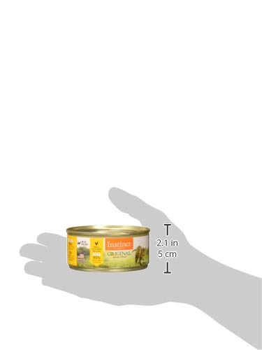 Instinct Original Grain Free Real Chicken Recipe Natural Wet Canned Cat Food, 5.5 Ounce (Pack of 12)