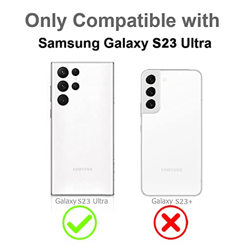 Bonoma for Samsung Galaxy S23 Ultra 5G Case Heart Plating Electroplate Luxury Elegant Case Camera Protector Soft TPU Shockproof Protective Corner Back Cover Galaxy S23 Ultra 5G Case -Pink