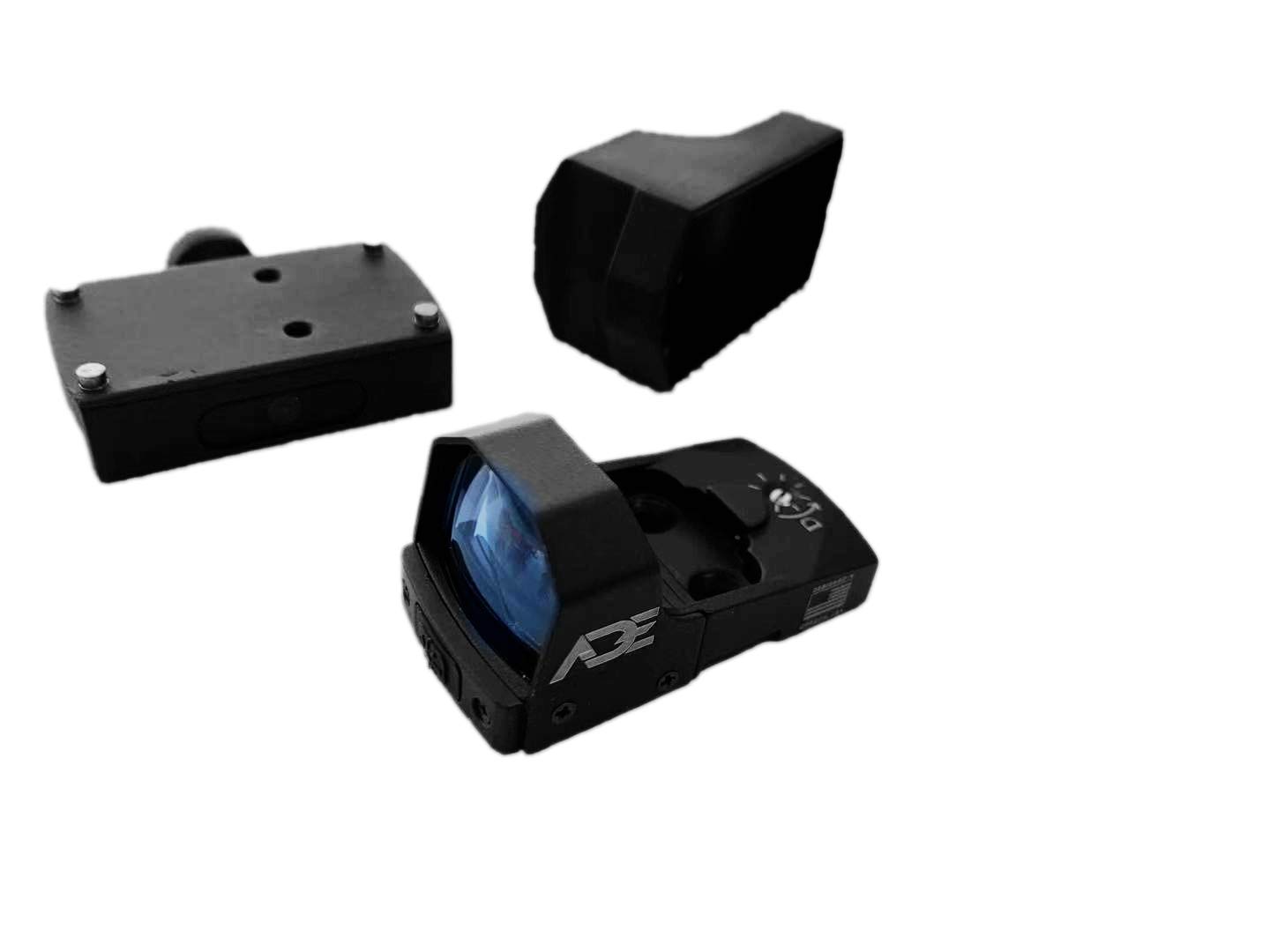 Ade Advanced Optics RD3-006B Green Dot Sight for Handgun with Removeable Pictinny Base