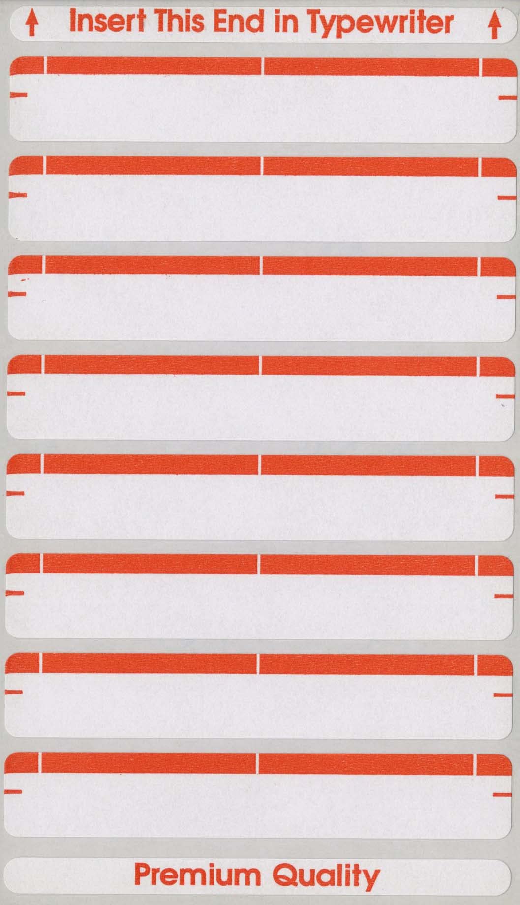MACO Orange File Folder Labels, 9/16 x 3-7/16 Inches, 248 Per Box (FF-L7)