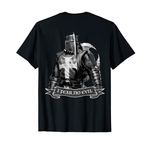 Crusader I Fear No Evil Knight Templar Warrior Of God T-Shirt