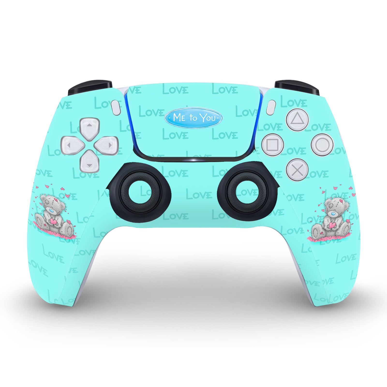 Head Case Designs Officially Licensed Me To You Love Classic Tatty Teddy Vinyl Faceplate Sticker Gaming Skin Decal Compatible With Sony PlayStation 5 PS5 Disc Edition Console & DualSense Controller