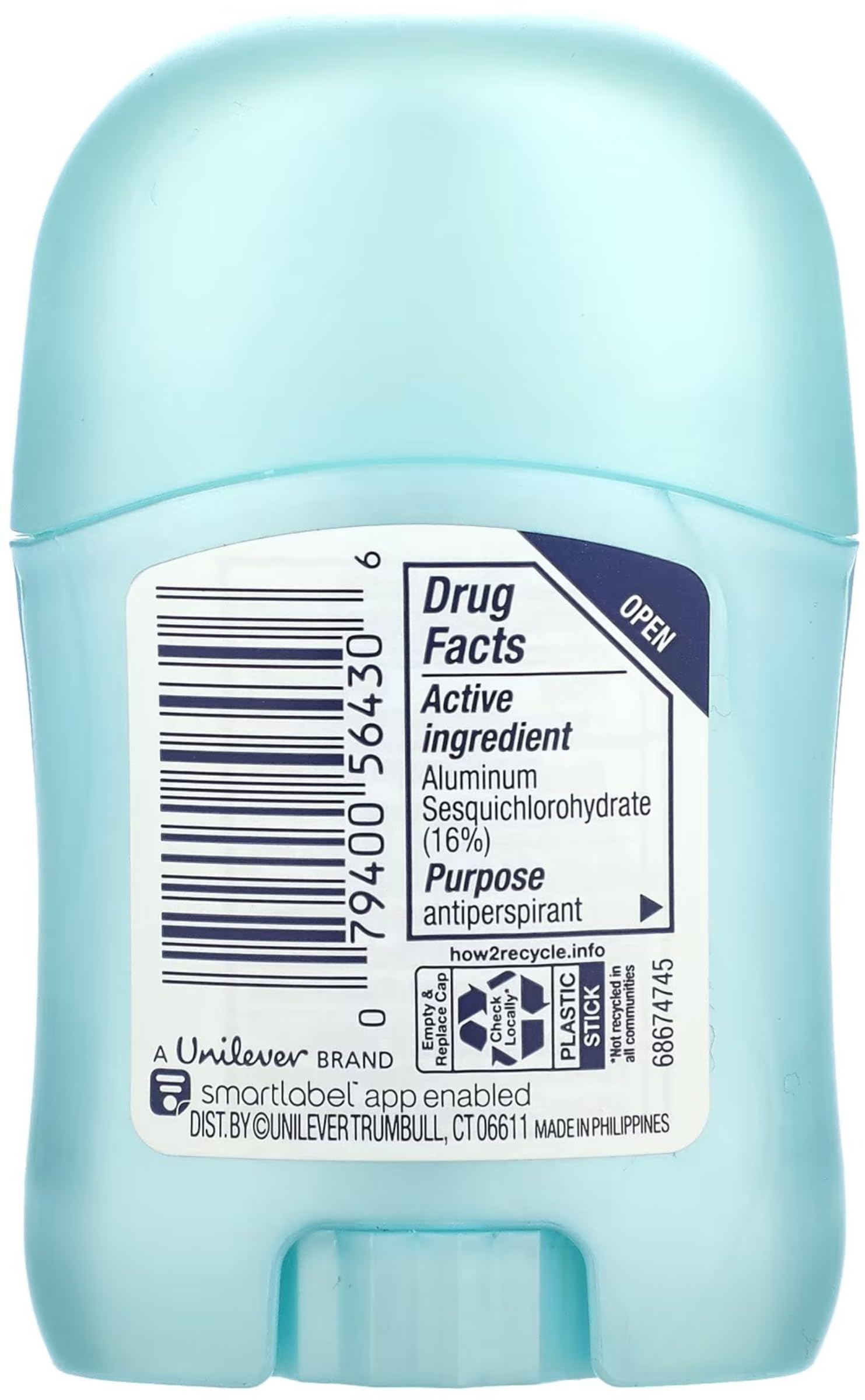 Degree 72H Motion Sense Protection Antiperspirant Deodorant Stick Shower Clean, 0.5 oz (Pack of 3)