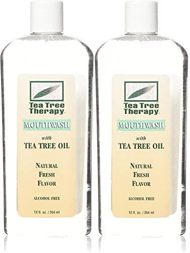 Mouthwash-Tea Tree Alcohol Free Tea Tree Therapy 12 oz Liquid (2-Pack)