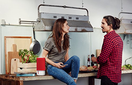 Libratone ZIPP Portable WiFi + Bluetooth Wireless Speaker - Compatible with Alexa (Victory Red)
