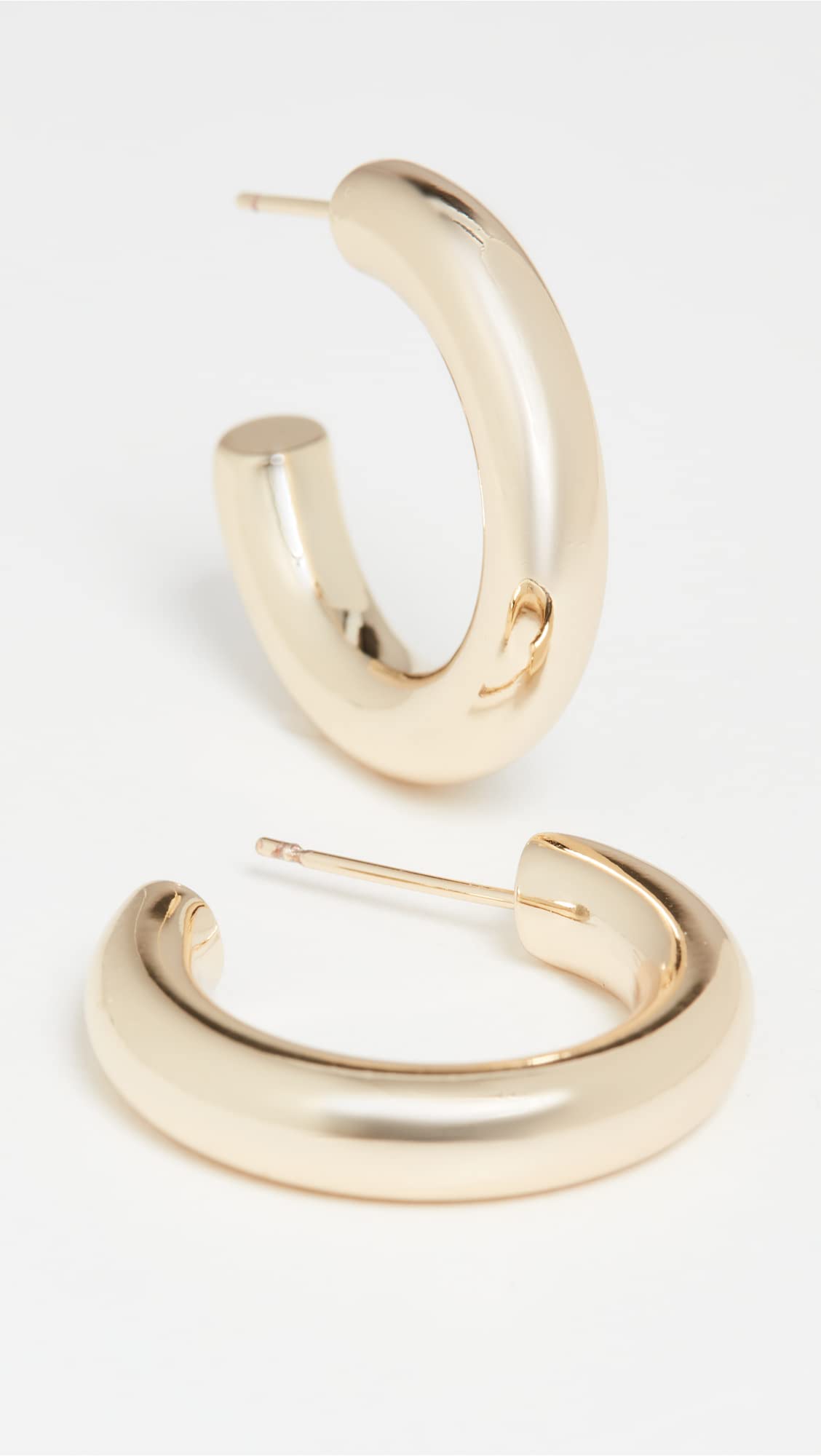 Alexa Leigh Women's Everyday Hoops, Yellow Gold, One Size