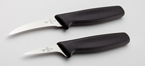 Mercer Culinary Thai Fruit Carving Knife Set, 2 Inch & 2.5 Inch, Black