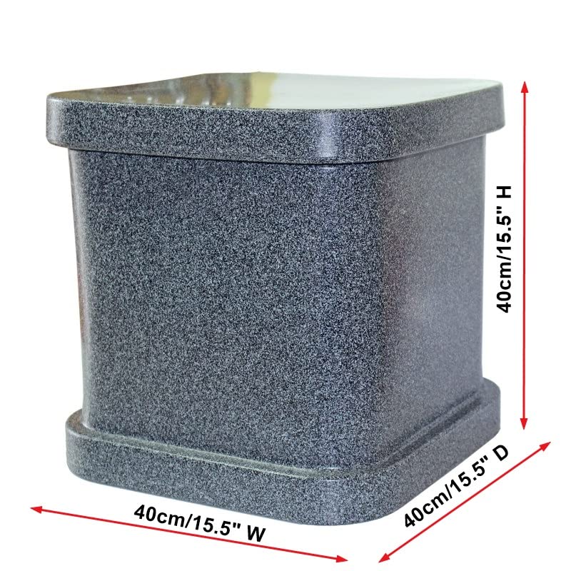 Capsule for an urn. Vault for an urn, a Container for a Cremation urn to be Buried in The Ground. (Memorial Plaque/NO)
