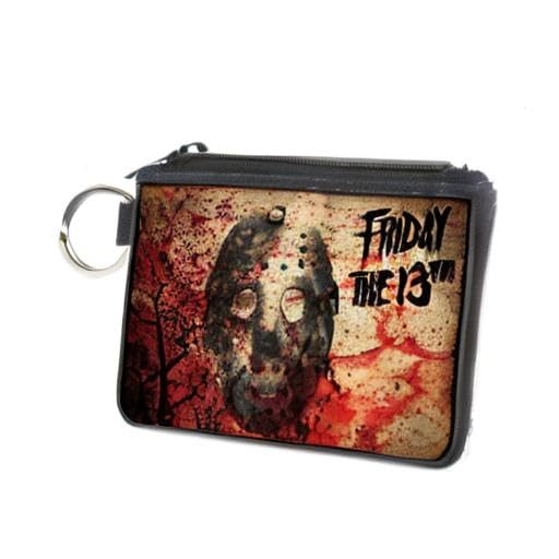 Buckle-Down Women's Standard Zip Wallet Friday The 13th Jason Large, 8" x 5"