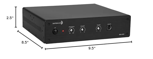 Dayton Audio BSA-200 200 Watt Bridgeable Stereo Bass Shaker and Subwoofer Amplifier with Remote - 110 WPC RMS at 2 Ohms, 230 Watts RMS at 4 Ohms Bridged