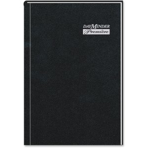 AT-A-GLANCE G470H-00 Premiere professional monthly planner for 2009, hardcover, 7-7/8 x 11-7/8, black