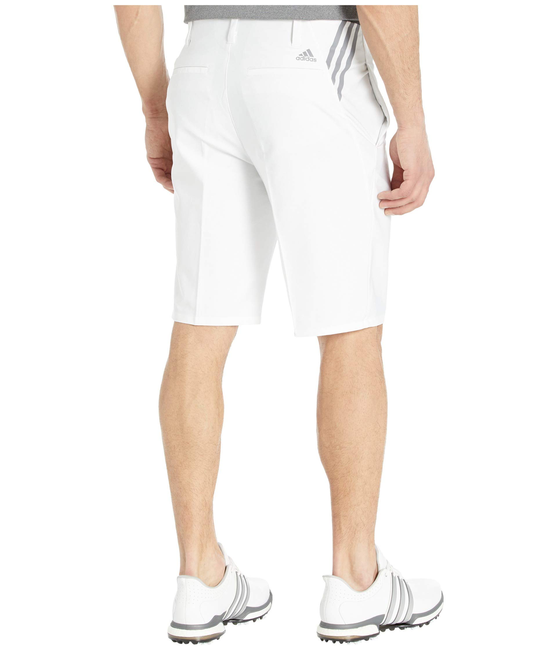 adidas Golf Ultimate365 3-stripes Competition Shorts, White, 32"