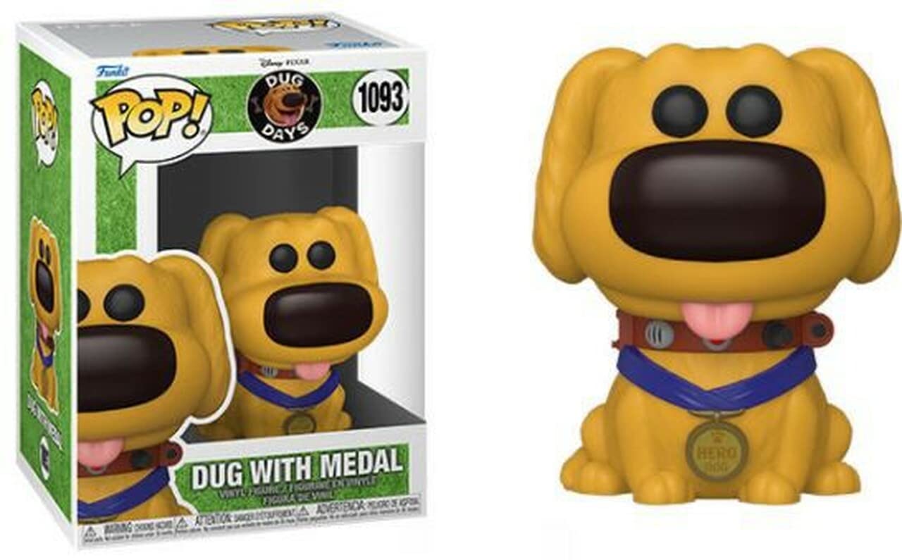 Funko Disney Pixar: Dug Days - Hero Dug Pop! Vinyl Figure (Bundled with Compatible Pop Box Protector Case)