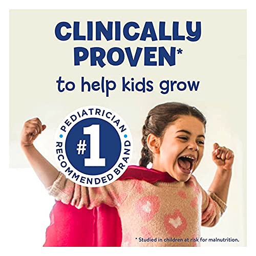 PediaSure Grow & Gain With Fiber, Kids’ Nutritional Shake, With Protein, DHA, And Vitamins & Minerals, Strawberry,8 Fl Oz (Pack of 6)