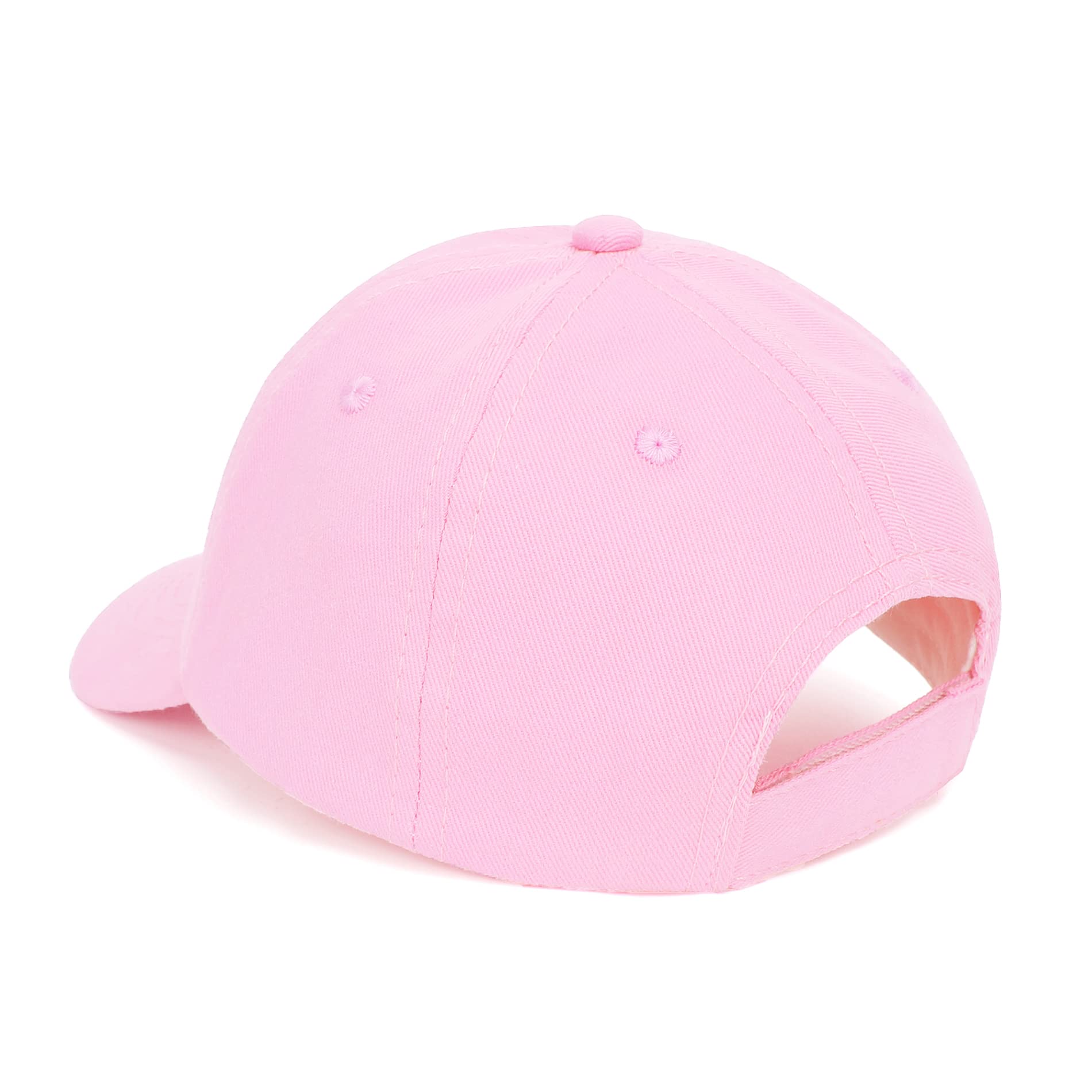 Baby Baseball Hat Adjustable Baby Baseball Cap for Girls Boys Sun Protection Baby Sun Hat Light Pink 12-36 Months