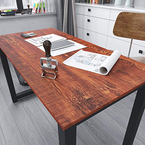 AMA Maker Computer Desk Modern Stylish Table for Home Office (55inch, Sandalwood)