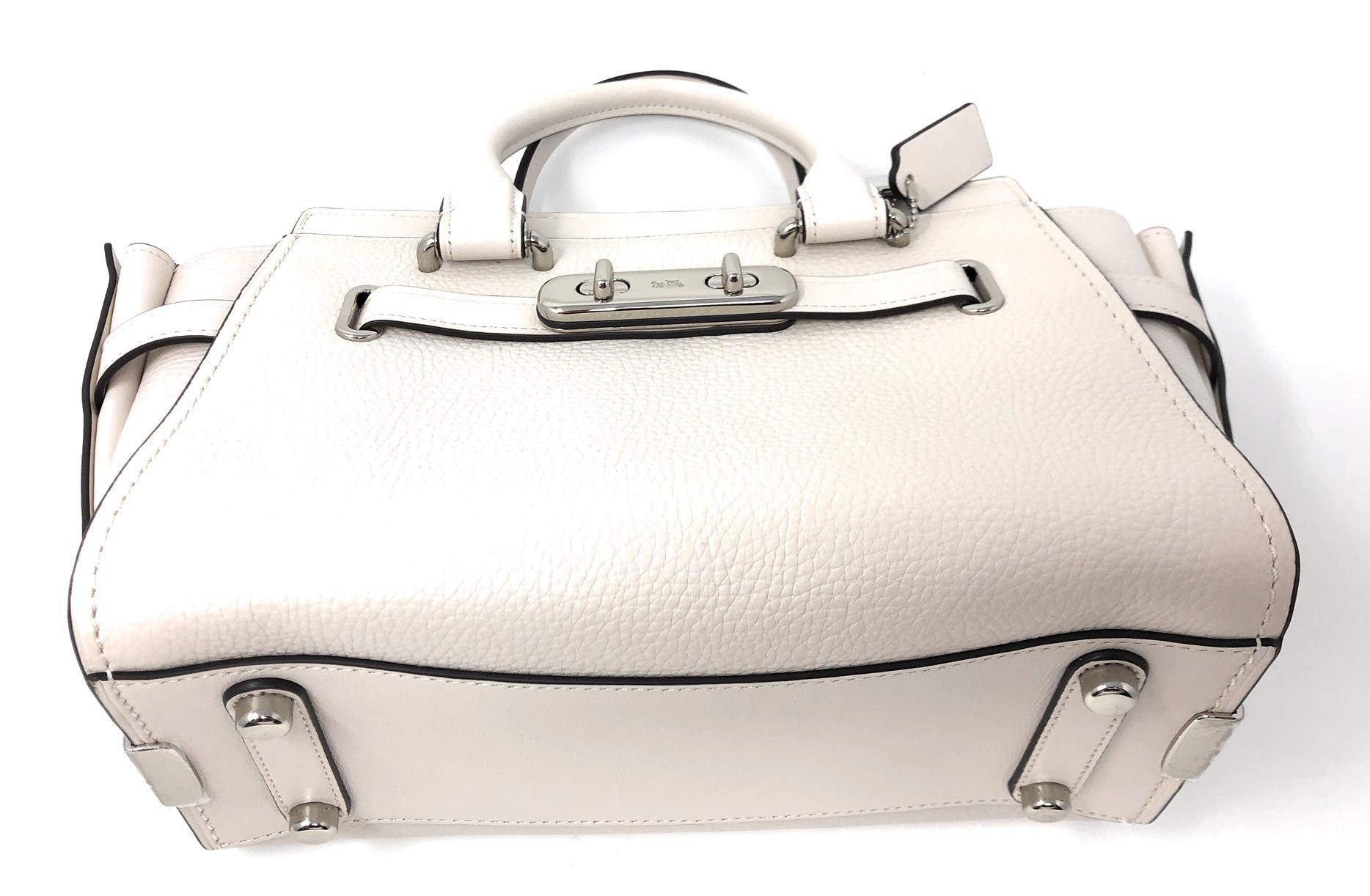 Coach Swagger Carryall 27 in Pebble Leather (SV/CHALK)