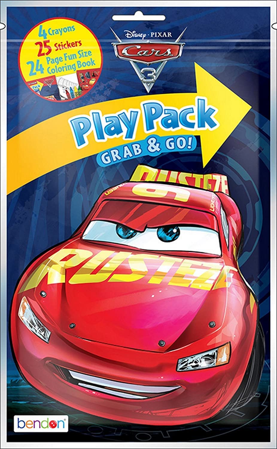 Bundle of 12 Disney Pixar Cars 3 Grab and Go Play Packs