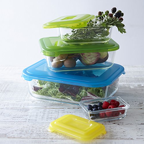 Joseph Joseph Nest Glass Storage Dishes - Multi-Colour, Set of 4