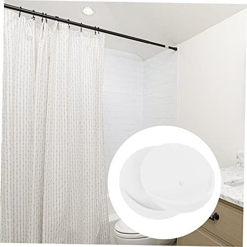 DOITOOL 6 Pcs Pole Hanger Adjustable Curtain Rod Window Hooks Shower Bar for Curtain Shower Rod Tension Shower Curtain Rod Tension Rod Shower Curtain Rod Brackets Curtain Support Racks Rod