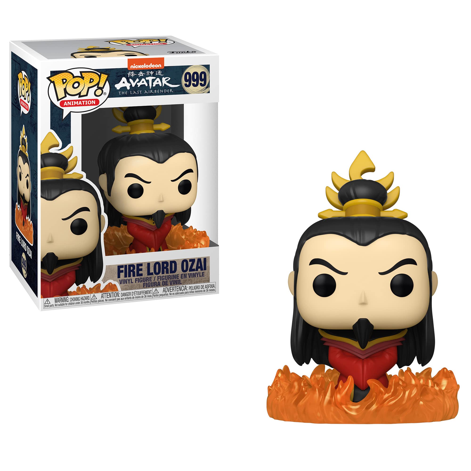 Funko POP! Animation Avatar The Last Airbender Collectors Set - Admiral Zhao, Fire Lord Ozai, Suki, and Ty Lee