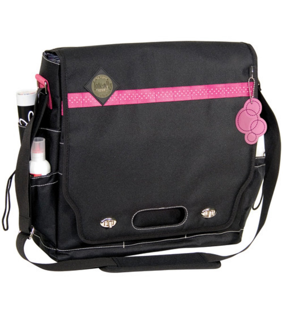 Advantus Tote, Ally Cool! Shoulder Bag, Wild Berry and Black