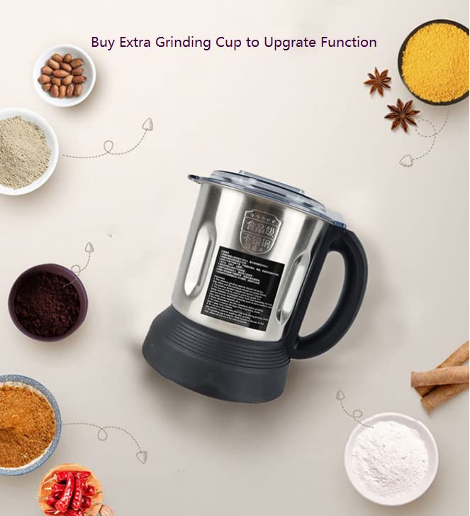 Joydeem Multifunctional Cooking Blender,High-Speed Countertop Blender JD-D16 with stew pot, Soybean milk maker, Hot and Cold, 9 One Touch Programs with 12H Delay Cook, 1200W, 59 Oz, Shakes and Smoothies, Nut Butters, Soups