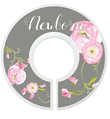 Mumsy Goose Nursery Closet Dividers Baby Girl Clothes Dividers Closet Organizers