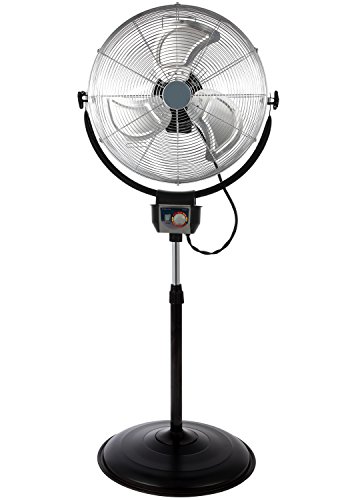 Optimus F-4205 20" Industrial Grade HV Oscillating Stand Fan