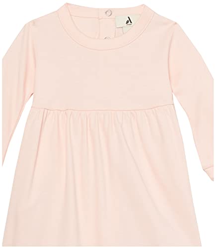 Amazon Aware Baby Girls' Organic Cotton Long Sleeve T-shirt Dress, Pink, 24 Months