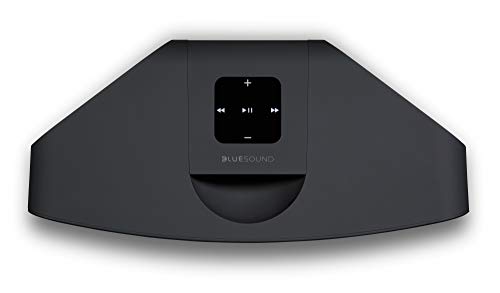 Bluesound Pulse Mini 2i Compact Wireless Multi-Room Smart Speaker with Bluetooth - Black - Compatible with Alexa and Siri