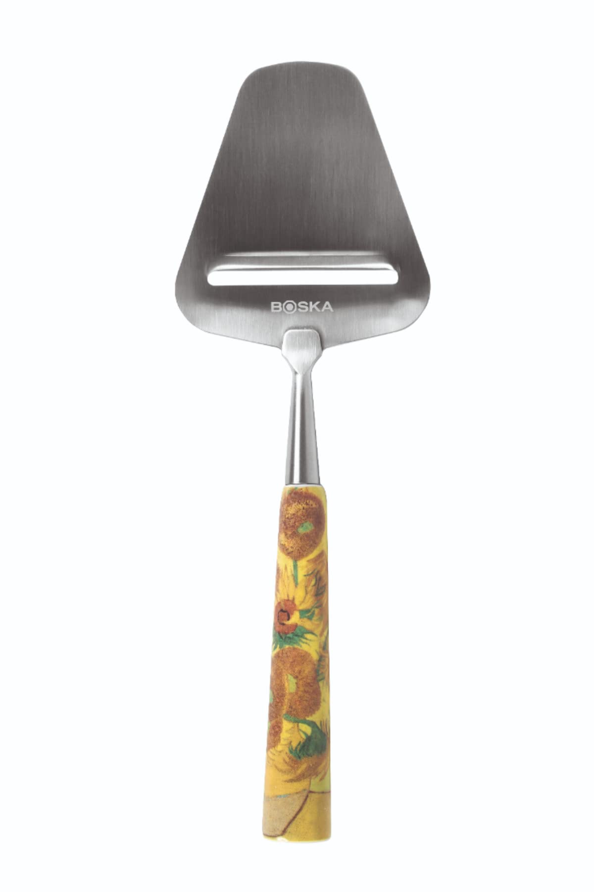 BOSKA (Bosca) cheese knife yellow 22x7.5x1.5cm Van Gogh "Sunflower" cheese slicer 854023