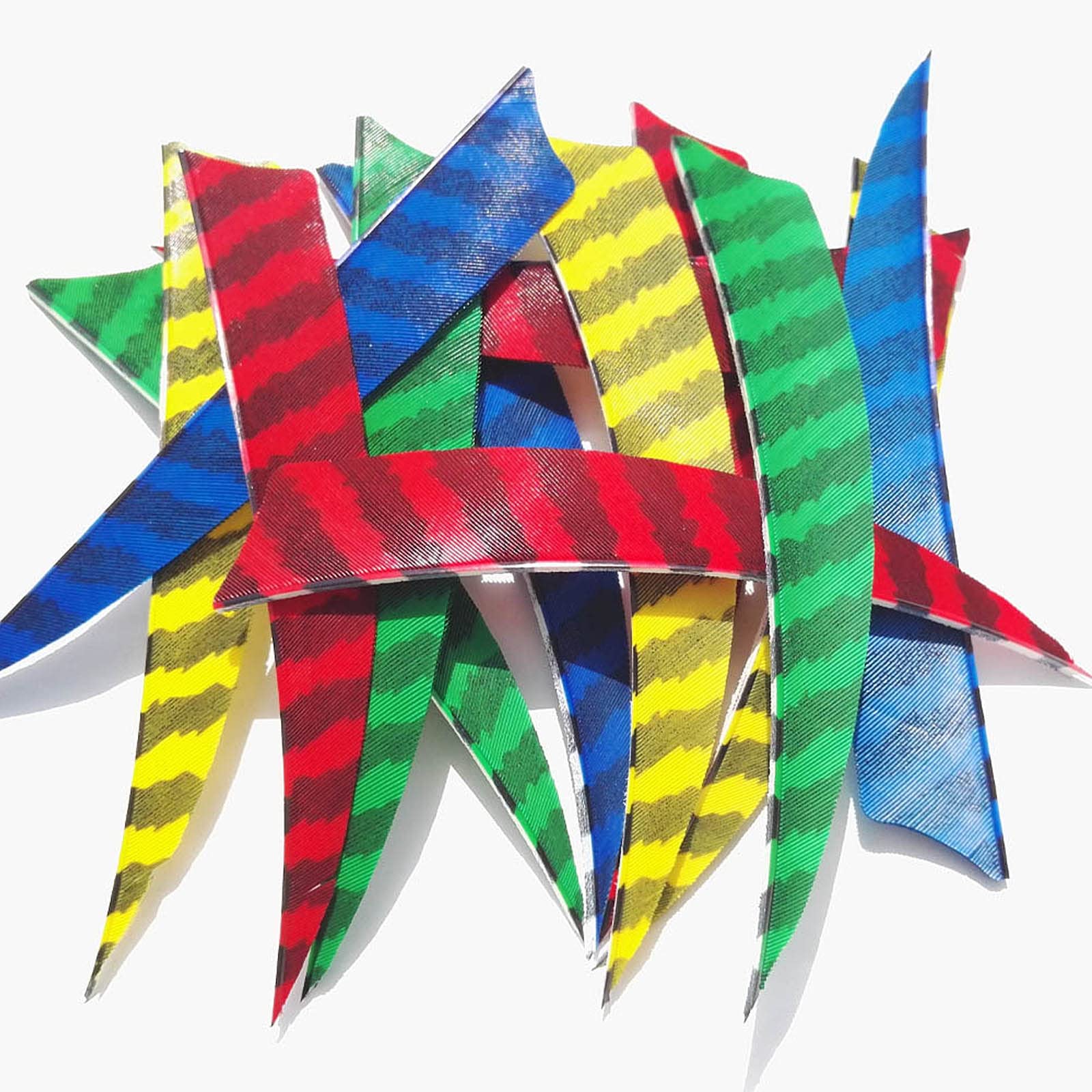AMEYXGS 50 Pcs Archery Turkey Feather Fletching 4 Inch 5 Inch Natural Feather Fletching DIY Arrows Fletching Right Wings Vanes for Hunting Arrow Accessories (5inch, Yellow)