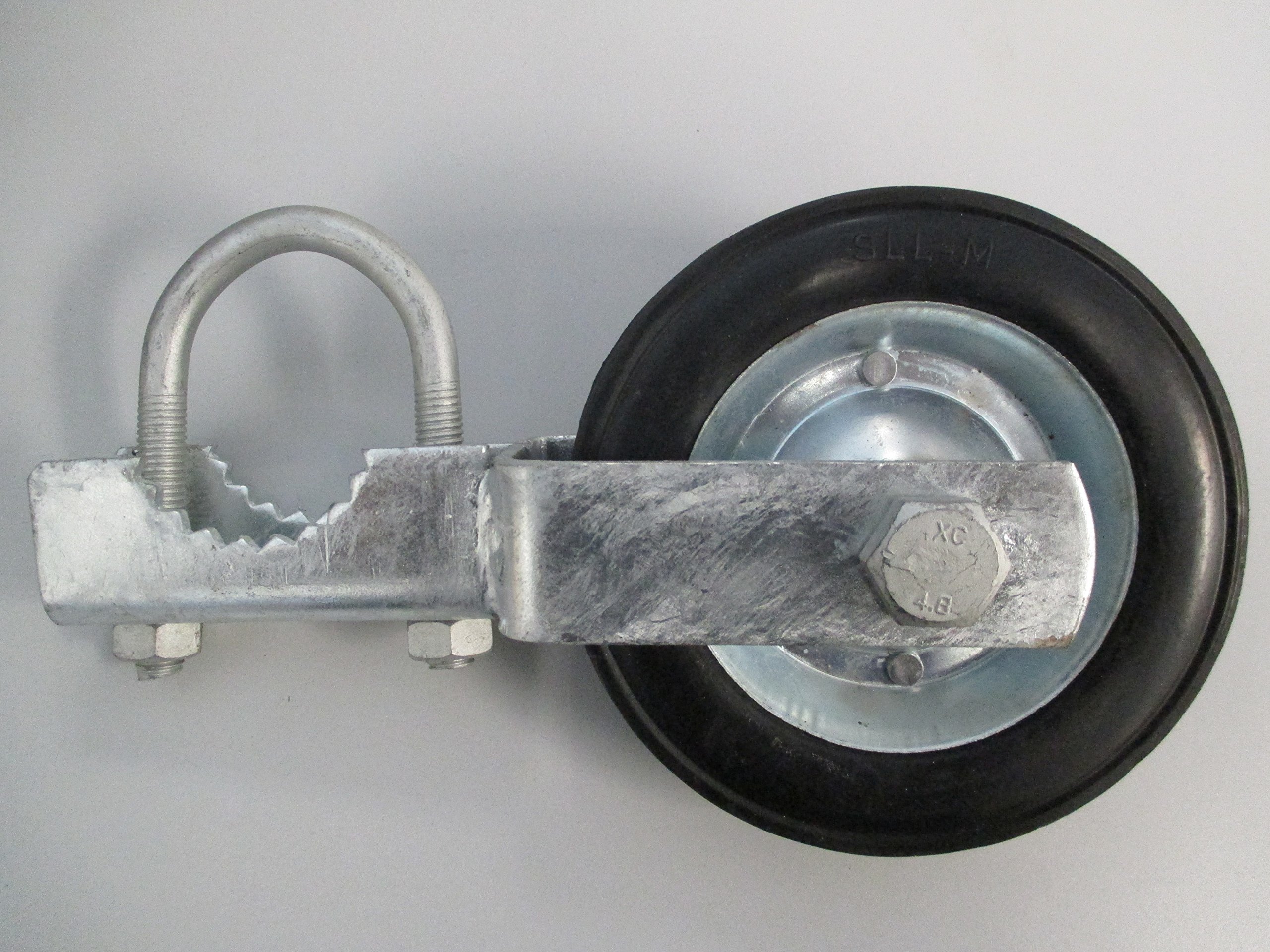 GATE Helper Wheel: for Chain Link Fence and Other Swing Gates with 1.5-2" Frames