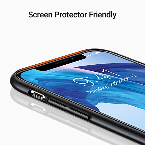 TORRAS 𝗨𝗽𝗴𝗿𝗮𝗱𝗲𝗱 Slim Fit Compatible for iPhone 11 Pro Max Case, [Thin as No Case on] [Silky Smooth Touch] Matte Finish Grip Hard Plastic Phone Cover Case for iPhone 11 Pro Max Cases, Black