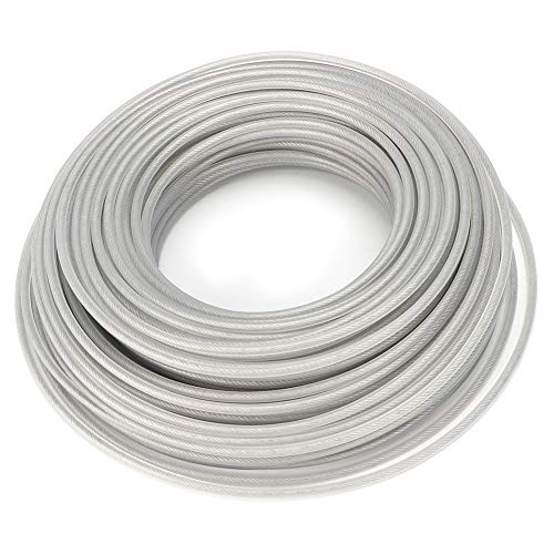 Cut Weed Strimmer Cord String Wire,Lawn Mower Accessories Grass Trimmer Line Steel Wire Brush Cutter Rope for Gardening Grass Trimmer Line
