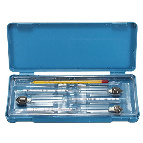 Funnytoday365 For Checker Whiskey Alcohol Meter Wine Measuring Instrument Proof Distillation Tester Hydrometer Alcohol Meter
