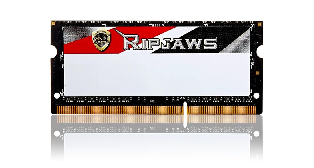 G.SKILL Ripjaws DDR3L SO-DIMM Series DDR3 RAM 16GB (2x8GB) 1600MT/s CL9-9-9-28 1.35V Unbuffered Non-ECC Notebook/Laptop Memory SODIMM (F3-1600C9D-16GRSL)