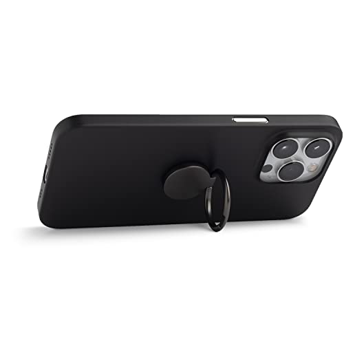 totallee Phone Ring Grip, Finger Holder Rotating Stand Kickstand - Compatible with iPhone and Galaxy (Gunmetal)