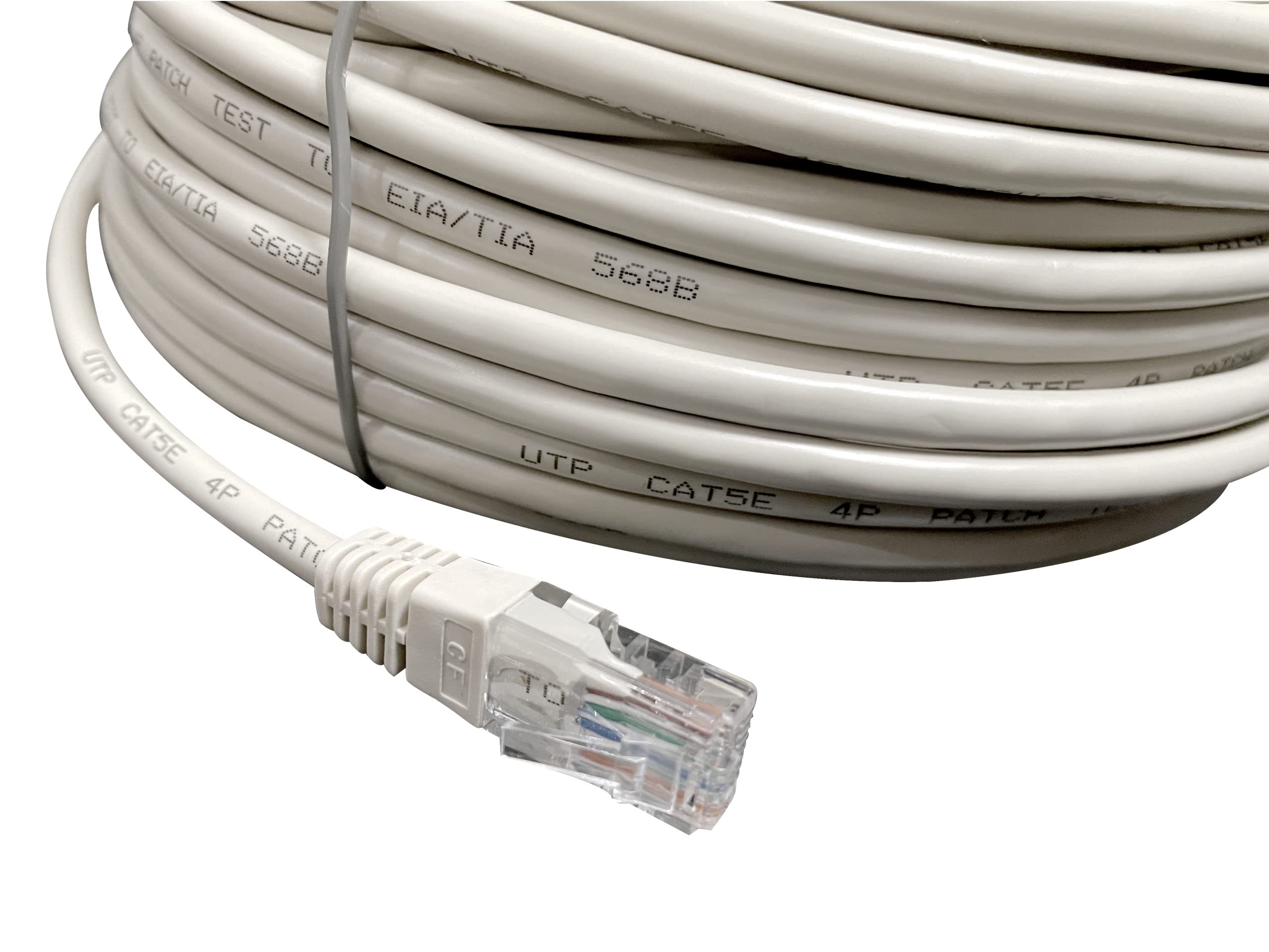 ONWOTE 100ft Cat5 Network Ethernet Cable, Electric Wire to Connect PoE Camera to PoE NVR Recorder or PoE Switch