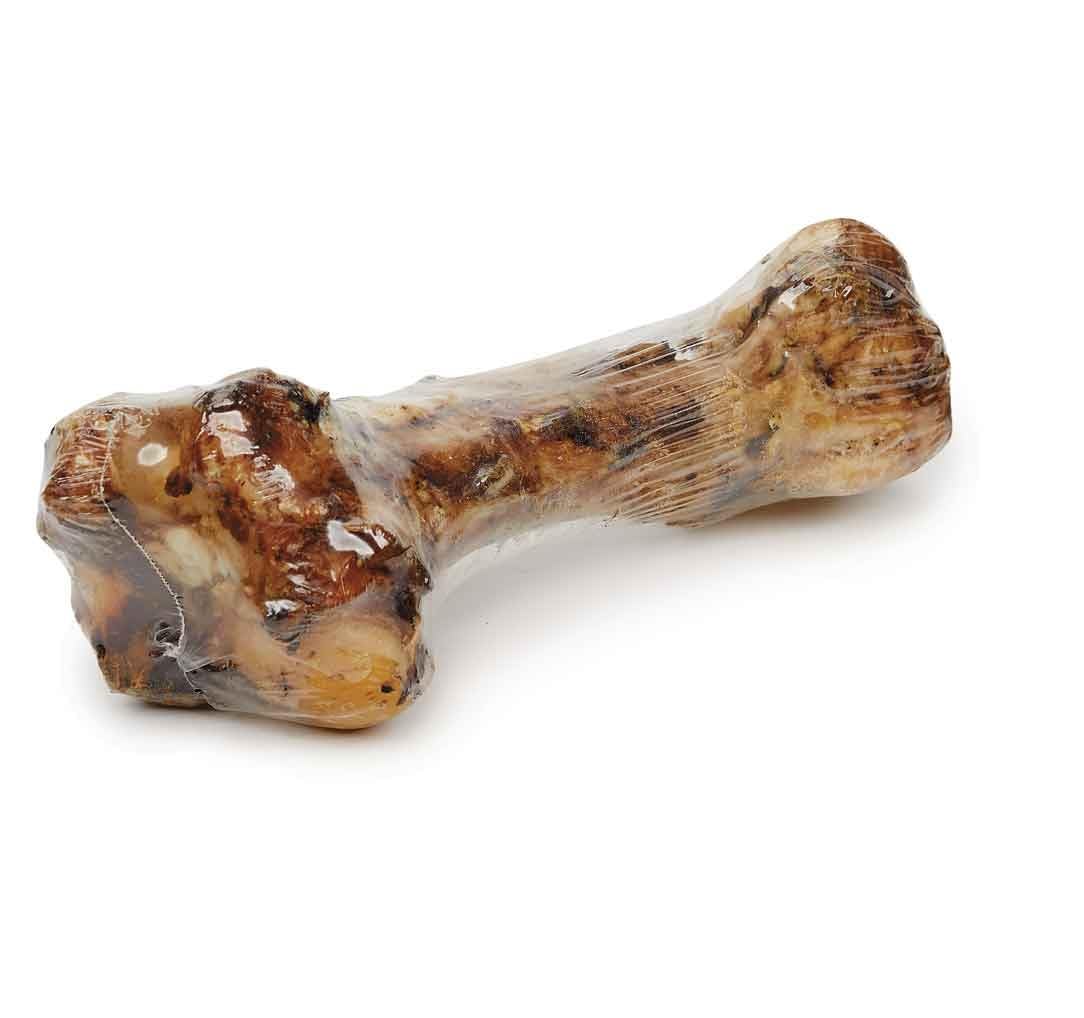 MPP All Natural Buffalo Shoulder 12 Inch Big Dog Bones Meaty Dental Chew Health (3 Bones)