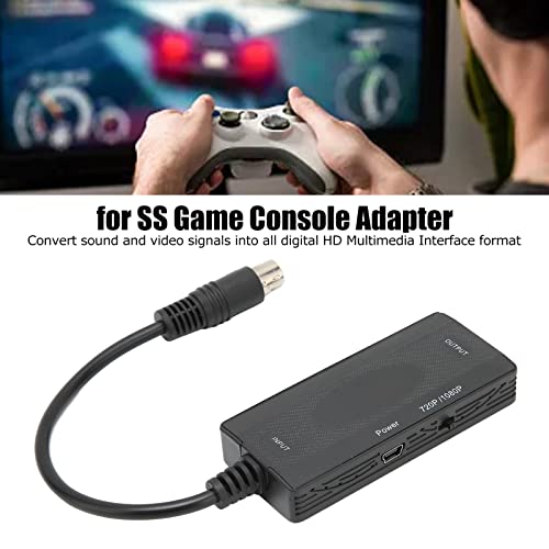 Game Console Accessories, Portable for SS Adapter Fast Lossless for Sega for HDTV
