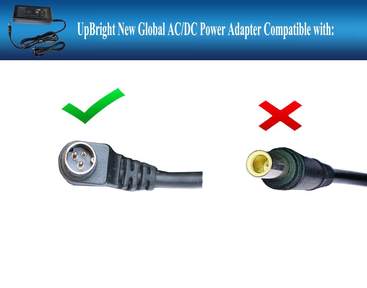 Genuine 3-Pin +24V 3.75A 90W AC/DC Adapter Compatible with ResMed S9 Series Model 369102 90 W IP21 DA90C24 R360-7213 Res Med CPAP Machine IP-21 DA-90C24 R3607213 External 90Watt Power Charger