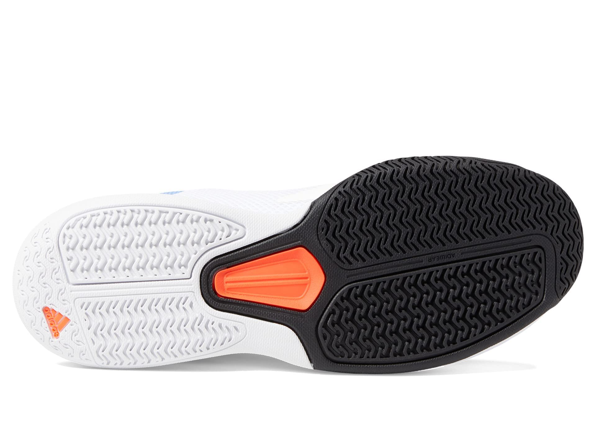 adidas Men's Courtflash Speed Tennis Shoe, White/Black/Black, 11.5